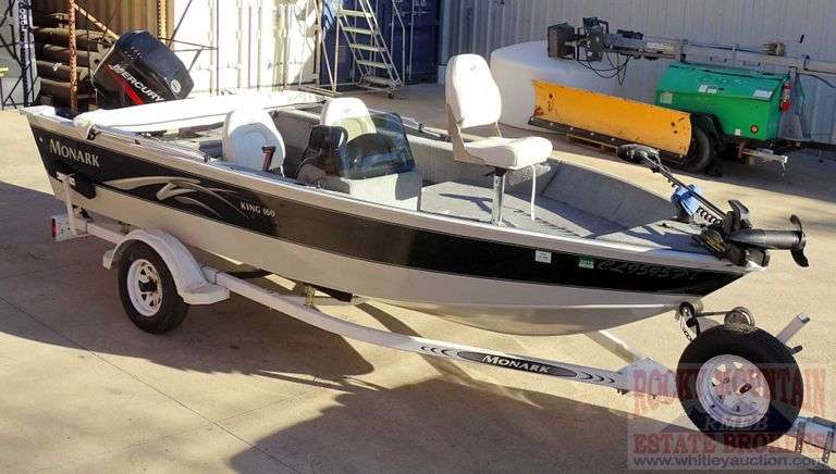 Nice and clean! 2000 Monark King 160 16' Fishing Boat with Mercury 75 ...
