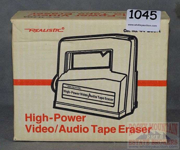 Realistic High-Power Tape Eraser. - Rocky Mountain Estate Brokers Inc.