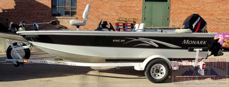 Nice and clean! 2000 Monark King 160 16' Fishing Boat with Mercury 75 ...
