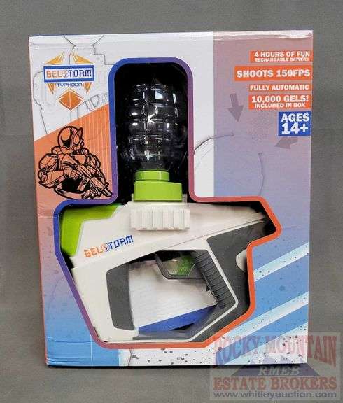 Brand new, super cool full auto Gel Storm green gel gun with 10,000 ...