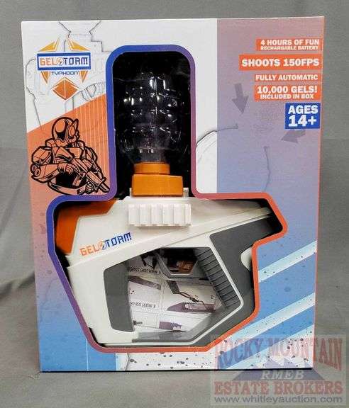 Brand new, super cool full auto Gel Storm orange gel gun with 10,000 ...