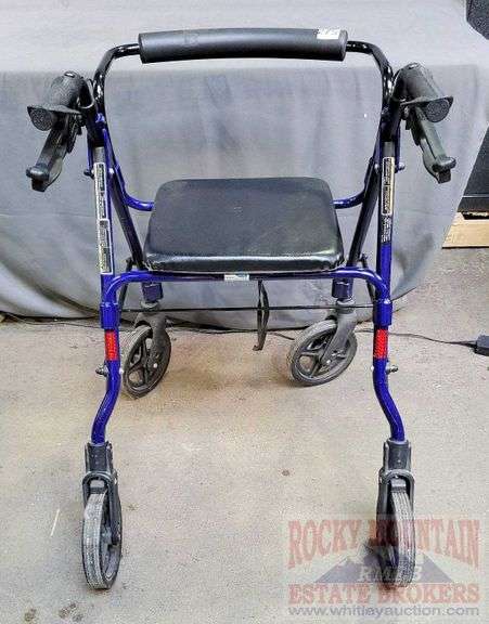 Nice Invacare walker with wheels & fold down seat. - Rocky Mountain ...