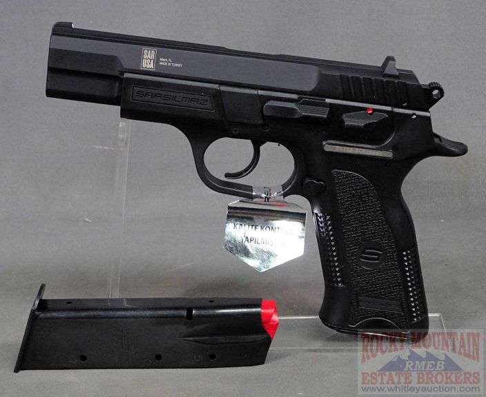 New SAR B6 Full-Size 18-Shot 9mm Semi-Automatic Pistol. - Rocky ...