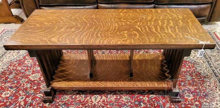 Super nice Mission style quarter sawn oak coffee table. - Rocky ...
