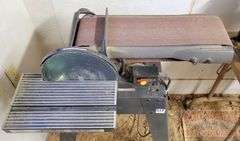 Craftsman 113.225930 6x48 belt & 9" disc sander on stand & extra belts ...