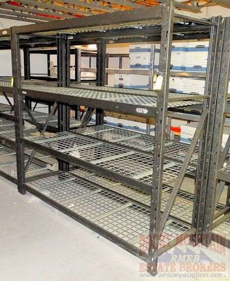 Nice Whalen Storage Heavy Duty Steel Shelf with 2-72"X24" Uprights, 8 ...