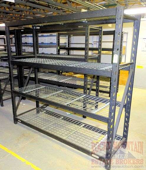 Nice Whalen Storage Heavy Duty Steel Shelf with 2-72"X24" Uprights, 8 ...