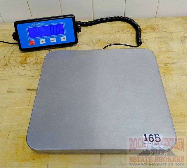 Avaweigh 220 LB. Digital Receiving Scale with 11-3/16" Stainless Steel ...