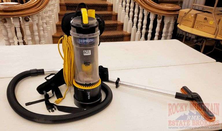 ProLux 2.0 Tech Lightweight Commercial Bagless Backpack Vacuum Cleaner ...