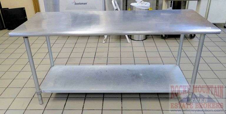 Duke 418M 72" Stainless Steel NSF Work Table with Undershelf. 35"X72 ...