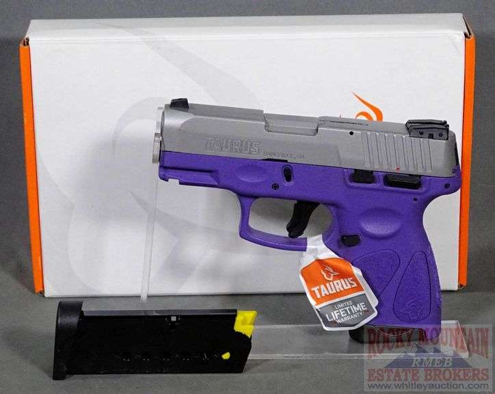New Taurus G2S Slim Dark Purple 8-Shot 9mm Semi-Automatic Pistol ...