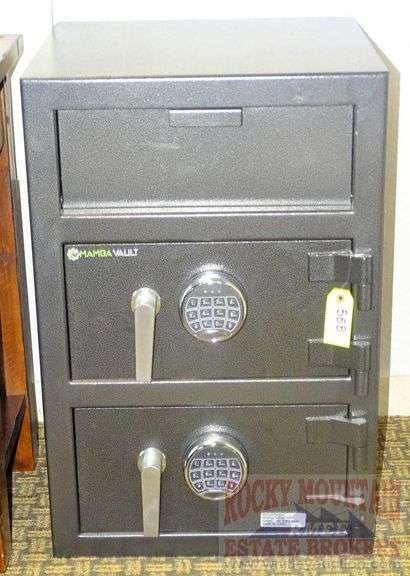 Mamba Vault Dual-Compartment, Front Loading Depository Drop Safe with ...