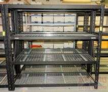 Nice Whalen Storage Heavy Duty Steel Shelf with 2-72"X24" Uprights, 8 ...