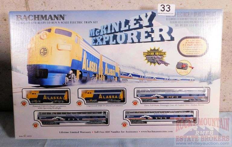 Bachmann "N" Scale McKinley Explorer ready to run electric train set ...