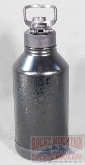 New Hydraflow 64 oz Double Wall Stainless Steel "Growler" Bottle. The ...