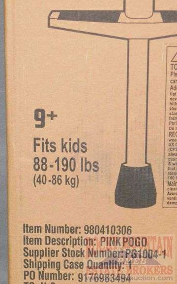 New Alex "Super Go Pogo" pink pogo stick with comfort pads and safe ...