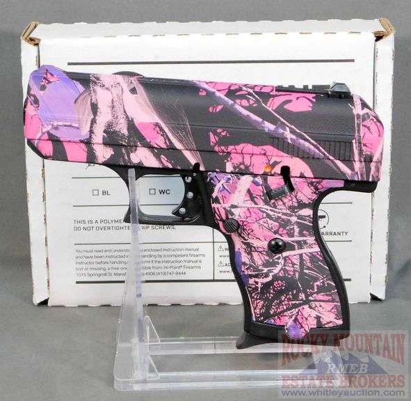 New Hi-Point C9 Pink Camo 9mm semi-automatic pistol. - Rocky Mountain ...