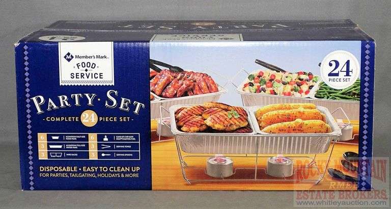 New Members Mark Complete 24 Piece Party Set. This features 3 complete ...