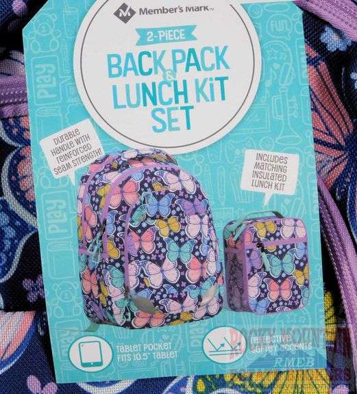 New Member's Mark Backpack & lunch box combo set. - Rocky Mountain ...