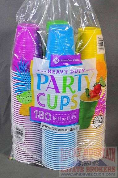 New 180 Count Member's Mark Heavy Duty 18 ounce Party Cups. - Rocky ...