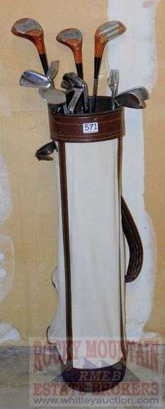 Spalding golf club set with bag. - Rocky Mountain Estate Brokers Inc.