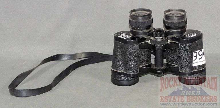 Vintage Focal 7X35 wide angle binoculars. - Rocky Mountain Estate Brokers Inc.