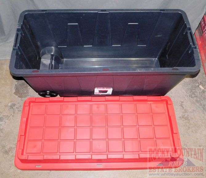 New Tough Box, Massive 64 gallon Construction Grade Storage Tote with ...