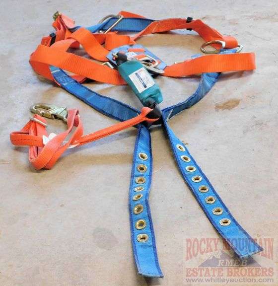 Fall protection harness with Rose Dyna Brake Shock Absorber. - Rocky ...