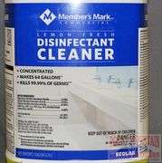 4 New 128 ounce jugs of ECOlab Commercial Lemon Fresh Disinfectant ...