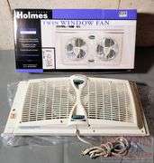 Holmes Twin Window Fan with comfort control thermostat in original box ...