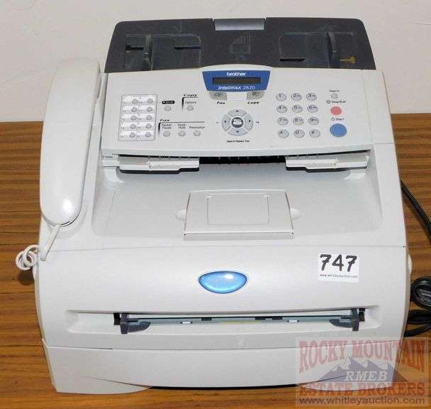 Brother IntelliFax 2850 plain paper fax machine/copier. This appears to ...
