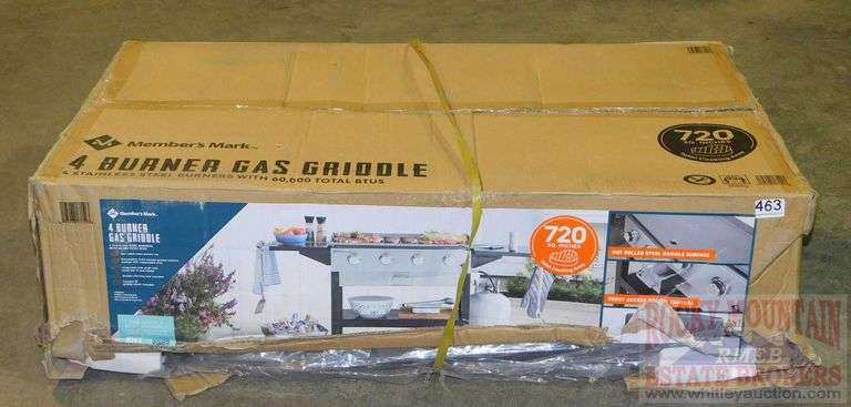 New Member's Mark Stainless Steel 4 burner/griddle grill with 60,000 ...