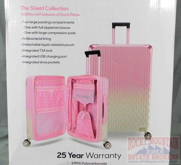 New in original box, iFly Smart Pink/Green Shield Collection 2 PC Hard ...