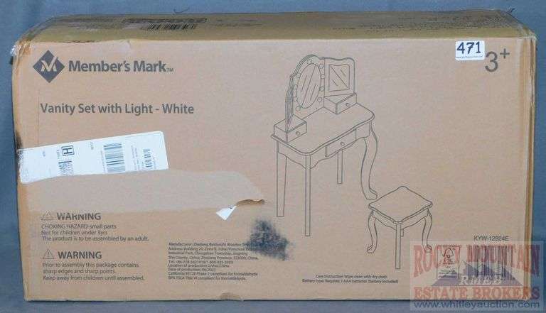 New Member's Mark Vanity Set with LED Light. This is the perfect place ...