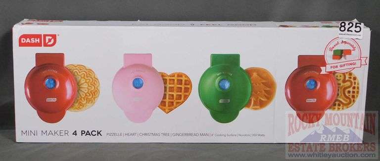 Super cool new Dash 4-Piece Mini Waffle Makers. This set contains ...