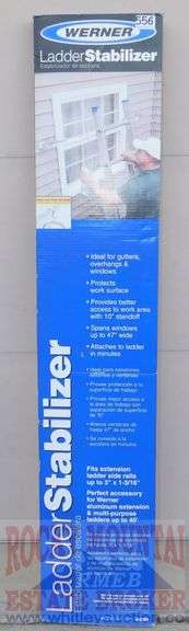 Werner Ladder Stabilizer. Fits extension ladder side rails up to 3"X1-3 ...