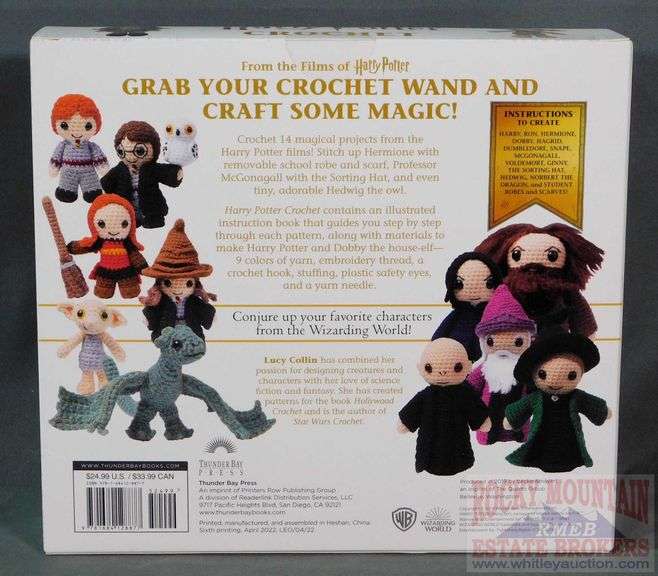 New Harry Potter Crochet Craft Kit. Crochet 14 magical projects from ...