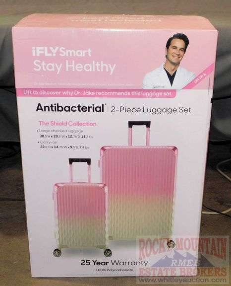 New in original box, iFly Smart Pink/Green Shield Collection 2 PC Hard ...