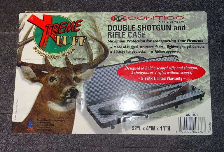 Nice Contico Hard-Sided, Lockable 52" Rifle Case with Padded Interior ...