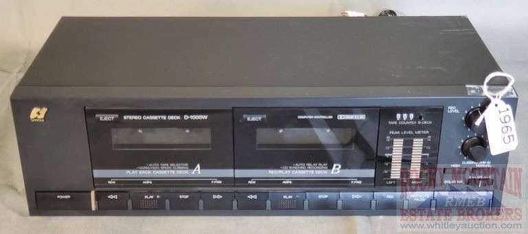 Sansui D-1000W Dual Cassette Deck. - Rocky Mountain Estate Brokers Inc.