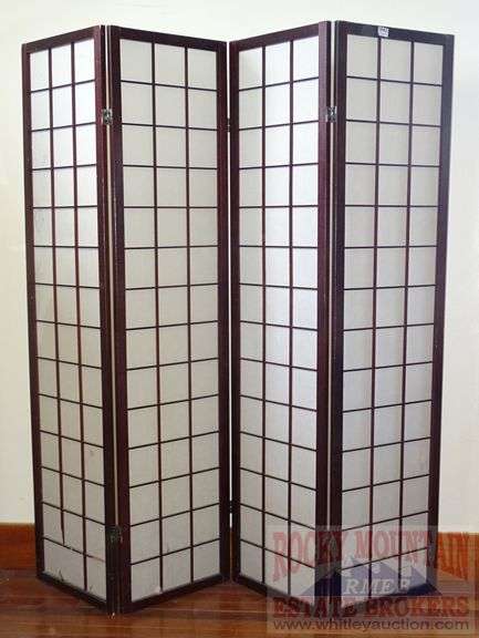 4 Panel Dressing Screen/Room Divider. Each panel is 71"X18". - Rocky ...