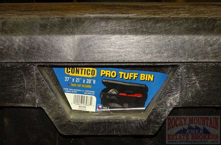 Super Heavy Duty Contico Pro-Tuff Bin full of bubble wrap & other ...