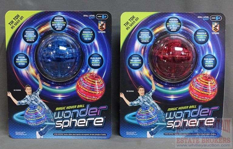 2 New Wonder Sphere Magic Illuminated Hover Balls. These cool spheres ...