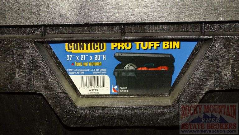 Super Heavy Duty Contico Pro-Tuff Bin full of bubble wrap & other ...