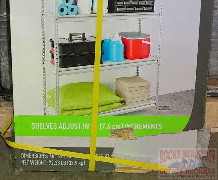 New Member's Mark 6-Shelf Industrial Strength Storage Rack. The steel ...