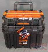 New Tactix 3-in-1 Modular Rolling Tool Box System with Telescoping ...
