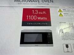 Brand New Panasonic 1100 Watt Stainless Steel Microwave with One Touch ...