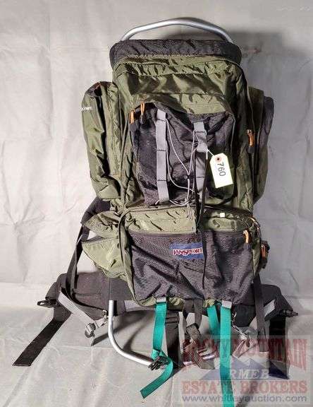 Jansport Olympic Backpacking Backpack W/ Aluminum Frame. This Looks ...