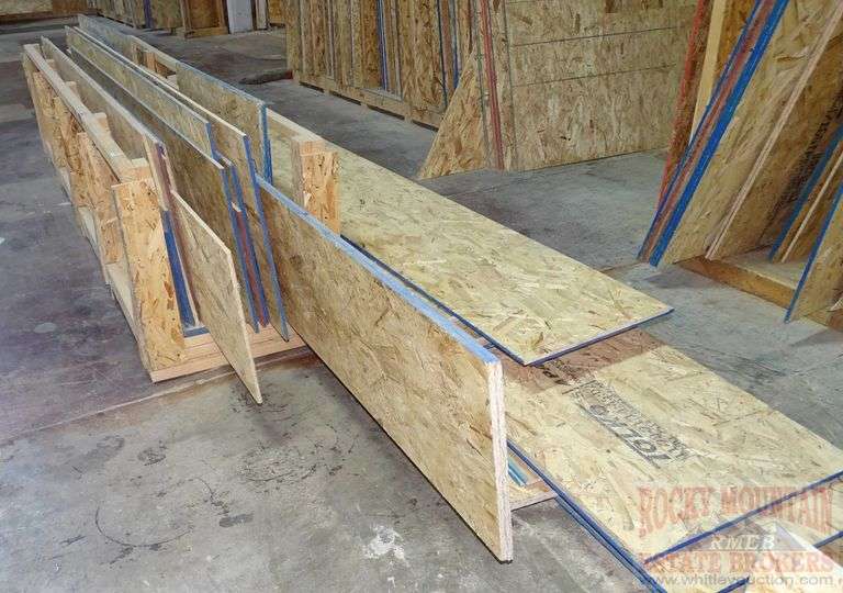 Asst. Mainly 7/16" x 12' x 24" OSB Sheets & Wooden Rack 26" x 120" X 24 ...
