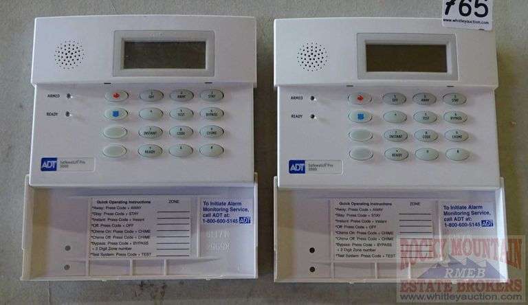 2 ADT Safe Watch Pro 3000, Home Security Keypads. Both for one money ...